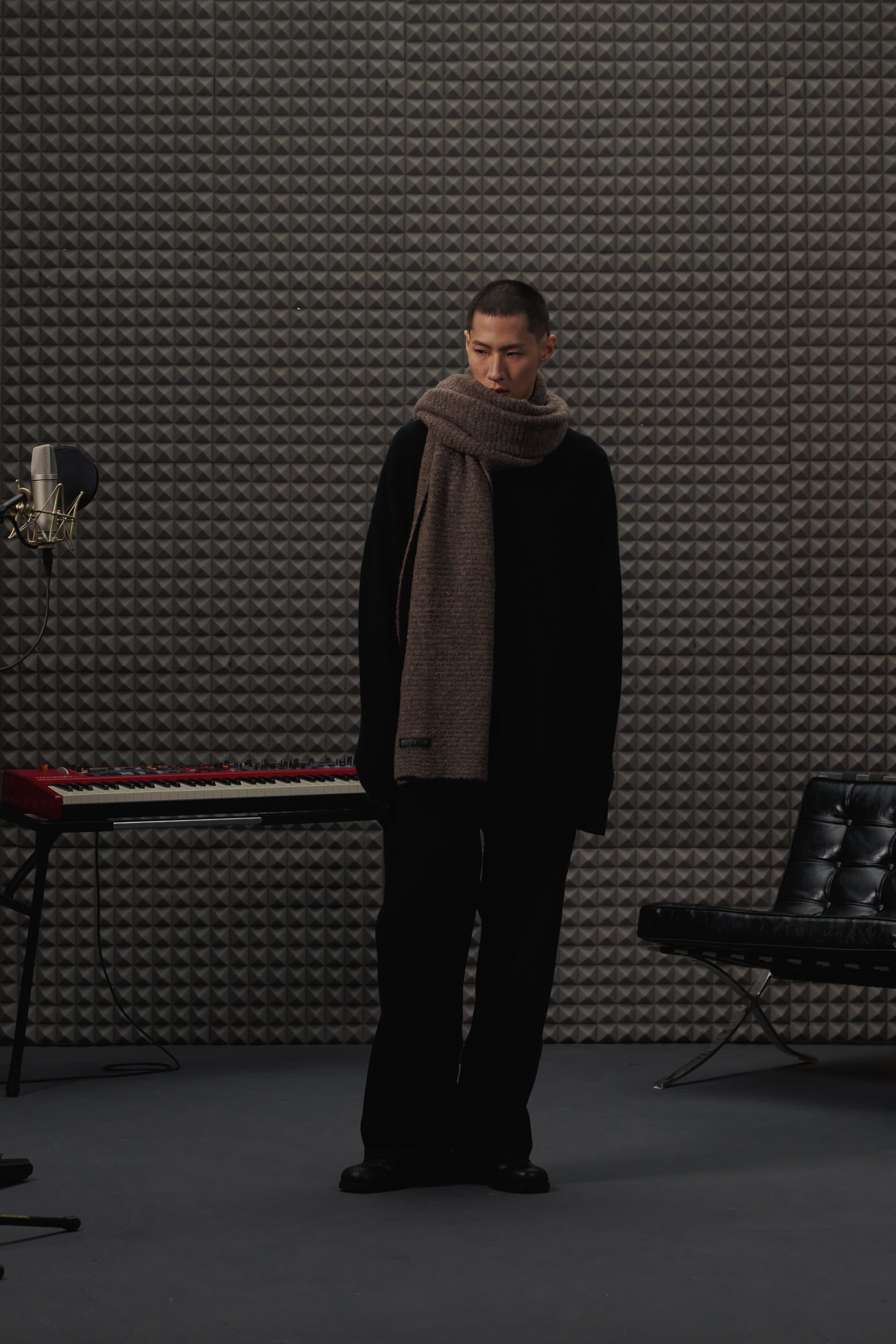 Wool Scarf-Grey – CHOIR