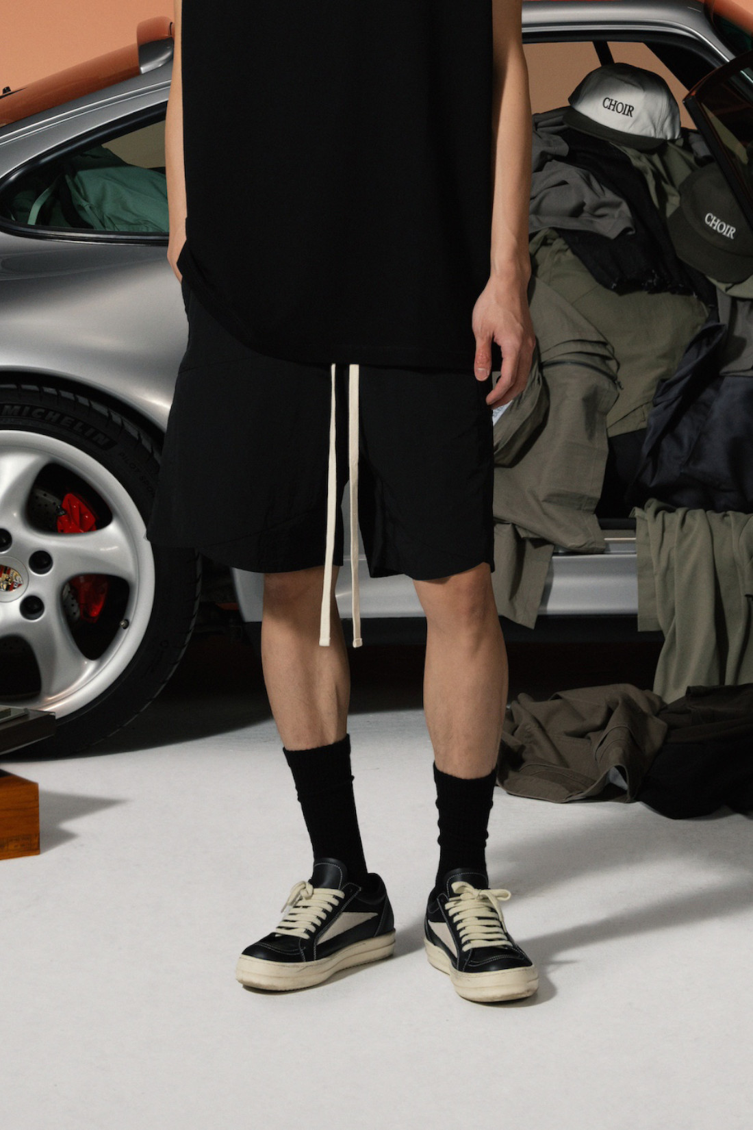 Nylon Panel Shorts-Black – CHOIR